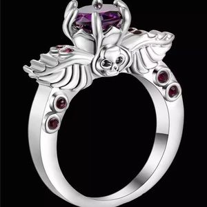 Jewelry | Purple Angel Wings Ring | Poshmark